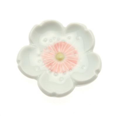HASHIOKI WHITE SAKURA 1-3/4"D - MADE IN JAPAN | Itadakimasu Hawaii