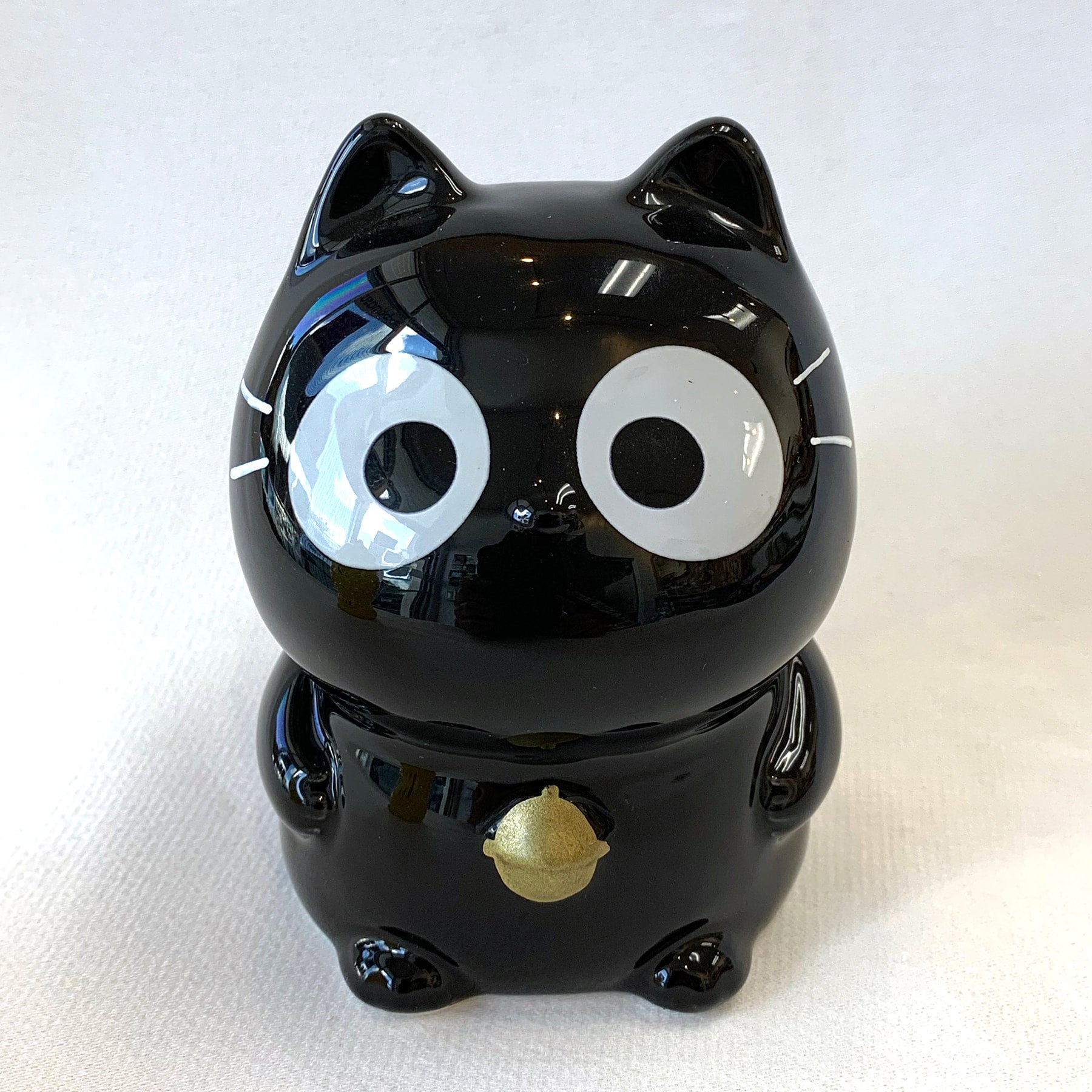 KITTY BANK BLACK 4"H - MADE IN JAPAN | Itadakimasu Hawaii